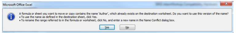 Cách xử lý lỗi Name Conflict trong Excel thành công 100%
